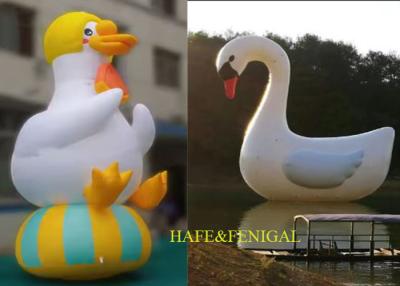 China Customized Giant 3m Inflatable Cartoon Goose Balloon For Events Decor Or Advertising for sale