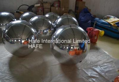 中国 1Mミラーの球の膨脹可能な照明装飾の赤い銀製の青緑のピンク色 販売のため