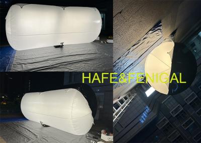 China Inflatable Tube Shaped Halogen Helium Filled Lighting Balloon For Film Outdoors for sale