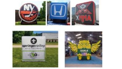 중국 광고 및 브랜딩을 위한 맞춤형 펌플 로고 배경 벽 펌플 빌보드 판매용