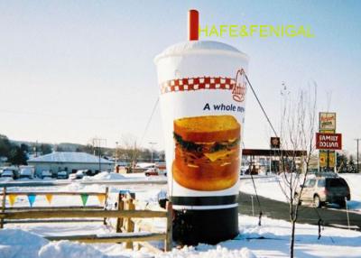 중국 주문 3m 10ft 부풀이 커피 컵 광고 및 브랜딩을 위해 판매용