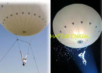 Cina 6.5m/21ft Elio Balone di performance di volo può trasportare una persona con luce bianca o RGB in vendita