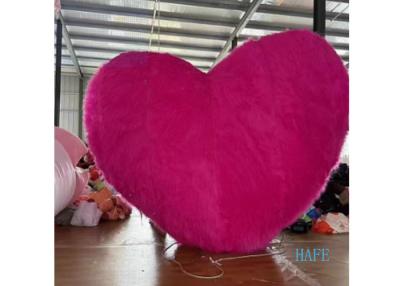 중국 거대 팽창형 긴 겹살  плюш 사랑 심장이 발렌타인 데이 쇼핑몰 장식 판매용
