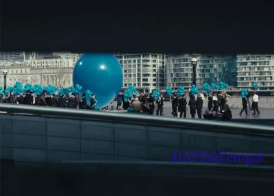 China 5m Giant Helium Ads Balloon Printed With Character'S Face For Promotion Of Broadcasting Company TV Drama for sale
