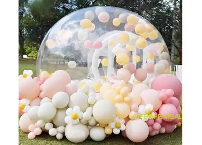 China 16ft Tarpaulin PVC Inflatable Bubble House Tent For Wedding Decor And Kids Fun for sale