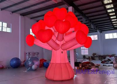 Cina Albero d'amore gonfiabile gigante su misura con luci per decorazioni di eventi nei centri commerciali in vendita