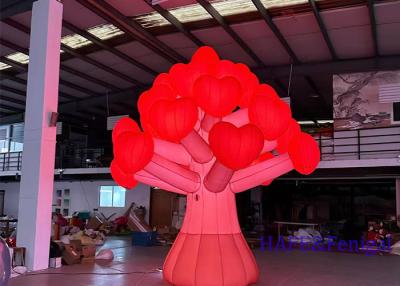 Cina Albero d'amore gonfiabile gigante su misura con luci per decorazioni di eventi nei centri commerciali in vendita