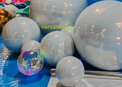 China 0.8m 1m 1.2m 1.5m 2m Balões infláveis de espelho branco para eventos à venda