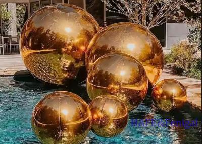 China Custom Inflatable Metal Ball Mirror Ball Decoration Activity Atmosphere Decoration for sale