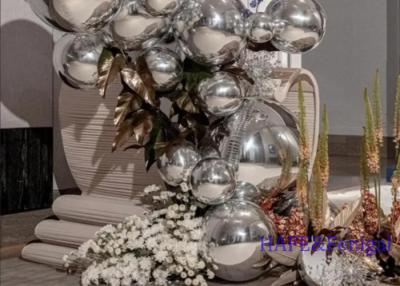 China Huwelijksfeest Hangende decoratie Promotiefeest Glanzend Metalen Goud PVC opblaasbare spiegelbal Te koop