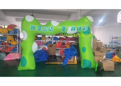 중국 유치원 학교 스포츠 이벤트용 3m 녹색 부풀이 아치 판매용