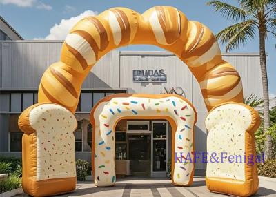 중국 부풀이 광고 장식 PVC 야외 쇼핑몰 상점 베이커리 도넛 아치 사용자 정의 판매용
