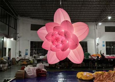 Cina Grandi fiori d'arte gonfiabili con luci a LED per la decorazione dell'atmosfera dell'evento festivo in vendita