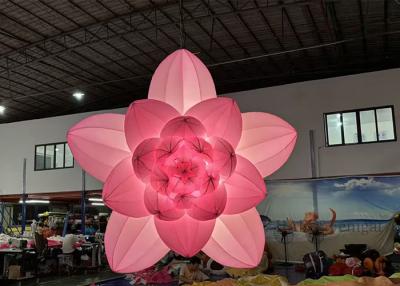중국 축제 행사 분위기 장식용 LED 조명으로 된 대형 팽창형 미술 꽃 판매용