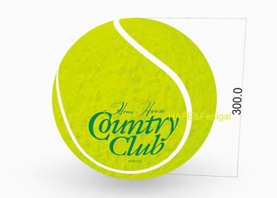 중국 3m PVC 헬륨 비행 테니스 공 테니스 토너먼트, 스포츠 브랜드 프로모션 판매용