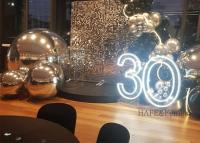 China 5ft Rainbow Mirror Ball Inflatable Balloon for Events for sale
