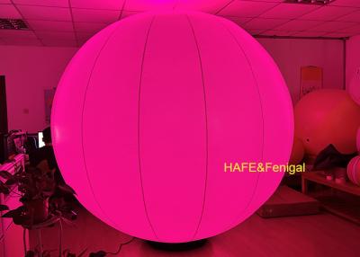 Cina 2.2m Rotondo 20W RGB LED Lighting Balloon Con Fan Base Per Convention Center in vendita