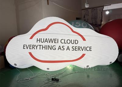 China Inflatable Cloud Model With Special-Shaped Cloud-Shaped 3D Decoration, Luminous And Customizable Logo for sale