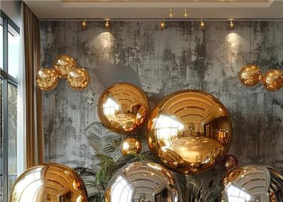 China Balão inflável de PVC durável e espesso de camada dupla de 1,5 m para decoração de festa de aniversário com espelho à venda