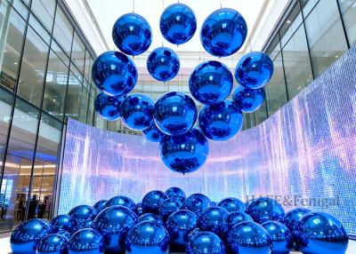 China Customized Color And Size PVC Inflatable Mirror Balls For Event Festival Space Decoration for sale