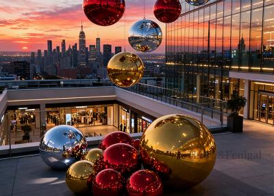 中国 充電可能なPVC鏡球は,イベントや集会での屋外装飾に使用される 販売のため