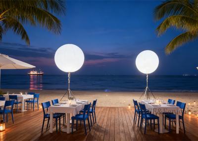 China White Inflatable Balloon Activity Decoration Lighting LED 800w for sale