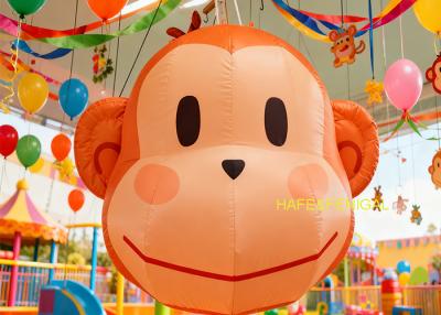 China Custom Inflatable Cartoon Elephant Or Monkey For Children Entertainment Centers for sale
