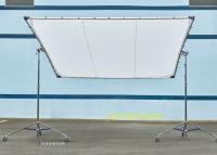 China Aluminum Light Control & Flag Panel Systems With White Soft Fabric For Studio Diffusion for sale