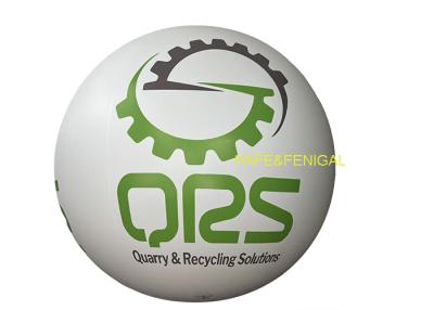 China 5m 16ft Custom Printed PVC Inflatable Advertising Balloon Spherical Branding Solution for sale