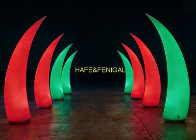 China Dynamic Inflatable Horn-Shaped LED Light For Marketing Managers And Event Agencies for sale