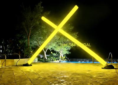 China Dual White Or RGBW Pixel LED Innovative Inflatable Lock-Air System Tube Structure Light for sale