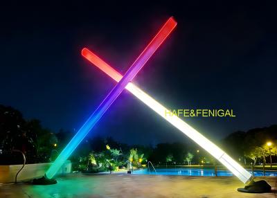 China Bluetooth Or DMX Control Dual White Or RGBW Pixel LED Events Inflatable Tube Light for sale