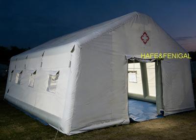 China Robust PVC Construction Large Inflatable Medical Tent For Emergency Response for sale