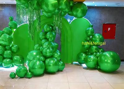 China Reusable 0.8mm PVC Reflective Mirror Balloons Compatible With Foil Balloons for sale