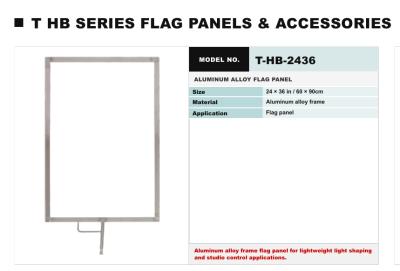 China THB Series Flag Panel with Precision Light Control and Effortless Height Adjustment Using Aerospace-Grade Alloys for sale
