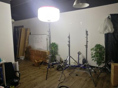 China 600W Smart Power Light Led Balloon Lights Emergency Lamp Buliding In Fan for sale