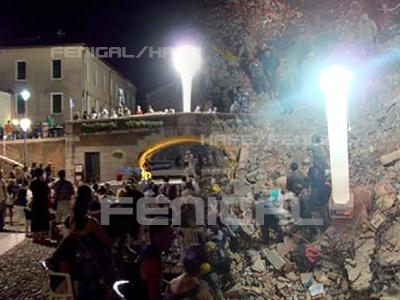 中国 HMI 2400wの構造プリズム膨脹可能なライト 販売のため