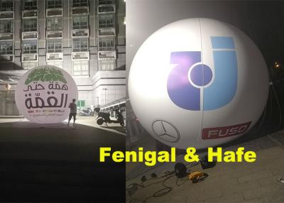 China 3.5m 350CM Inflatable Lighting Balloon With 2 Sides Logo Printing for sale