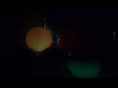 60cm 1m Volledig Bedrukte Oranje Blauwe Interactieve Ballonlamp Voor Sportevenementen en Carnavals