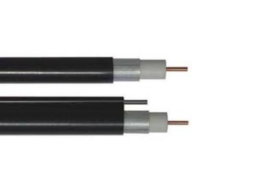 China 20.83mm Black PE Jacket Digital Coax Cable for Broadban Network for sale
