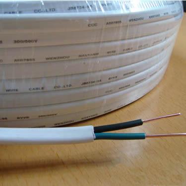 China H05VVH2-F Flexible Copper Conductor PVC Insulation&Sheath Flat Electric Cable/Wire for sale