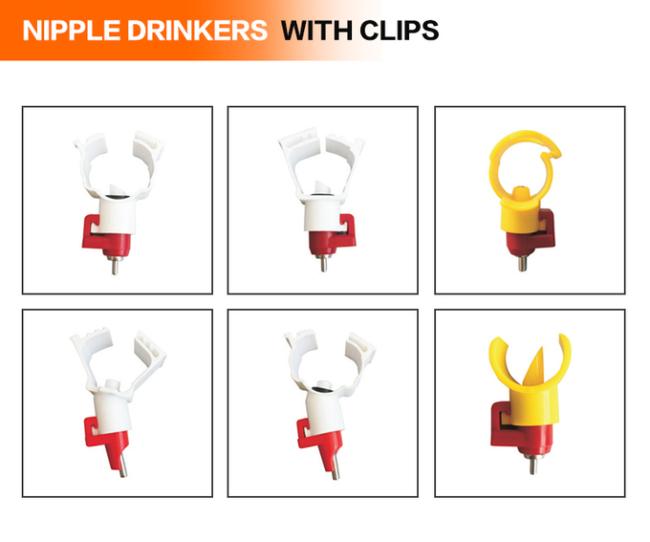 Automatic Poultry Nipple Drinker Broiler Water Nipple For Chicken Farm Equipment 9