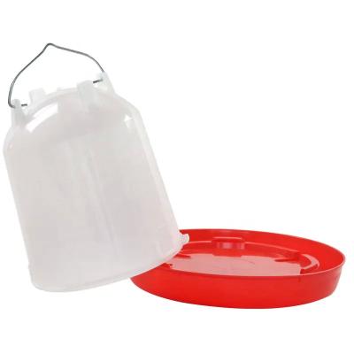 China Nieuwe Type Rode Kip Drinker Met Been Water Emmer Handmatige Gevogelte Feeder En Drinker Landbouw Apparatuur Te koop