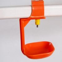 China Square Pipe Chicken Nipple Drinker With Lock Hanging Suspension Drip Cups for sale