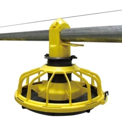 China Female Breeder Farm Equipment Drinkers en Feeders voor kippen Breeder Pan Feeding System Filippijnen 12 jaar geleverd Te koop