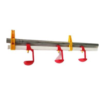 Cina Abbeveratoio per capezzolo d'acqua in PVC per pollo per pollame Tubo quadrato per sistema di abbeveraggio per allevamento di quaglie di anatra da carne di pollame in vendita