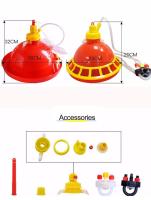 China Chicken Automatic Waterer Drinker Plasson Bell Drinker Goose Duck Chicken Drinker for sale