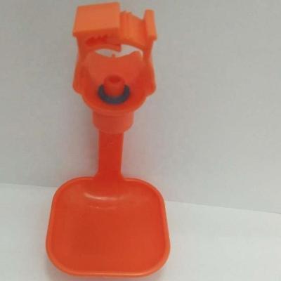 Cina Arancione Pollame Capezzolo Dispenser Acqua Pollo Capezzolo Plastica ABS in vendita