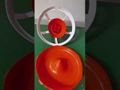 Five grid feeding trays for the ducks
