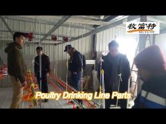 Geese ducks drinking water watering system drinkers Nipple Waterer for bird poultry breeding farming